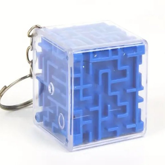 Accessories | Nwt Blue Ball Game Maze Bag Charm Keychain | Poshmark